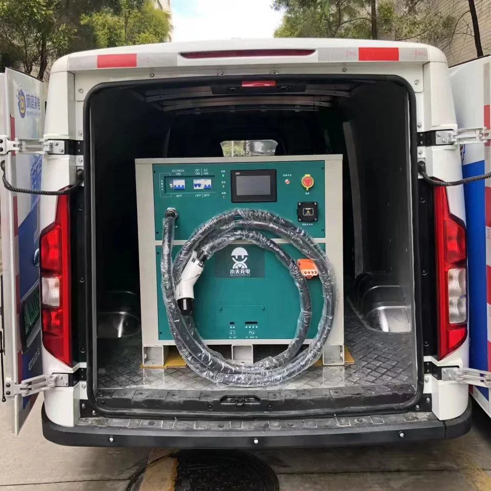 Mobile EV DC Fast Charger Truck Portable EV Rescue Charger 40kw 65KWH ...