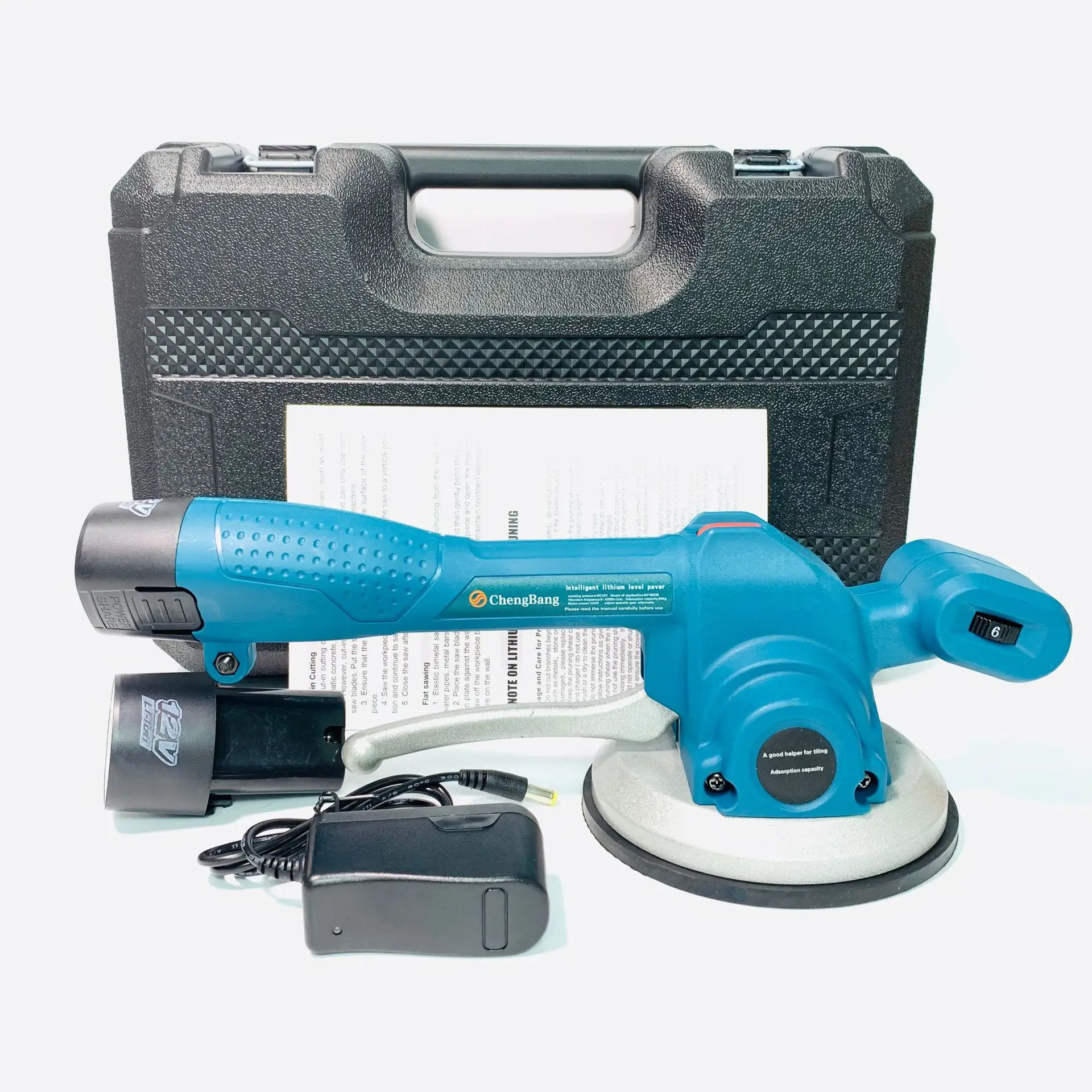 12v Rechargeable Tiling Vibrator Intelligent Lithium Level Paver ...