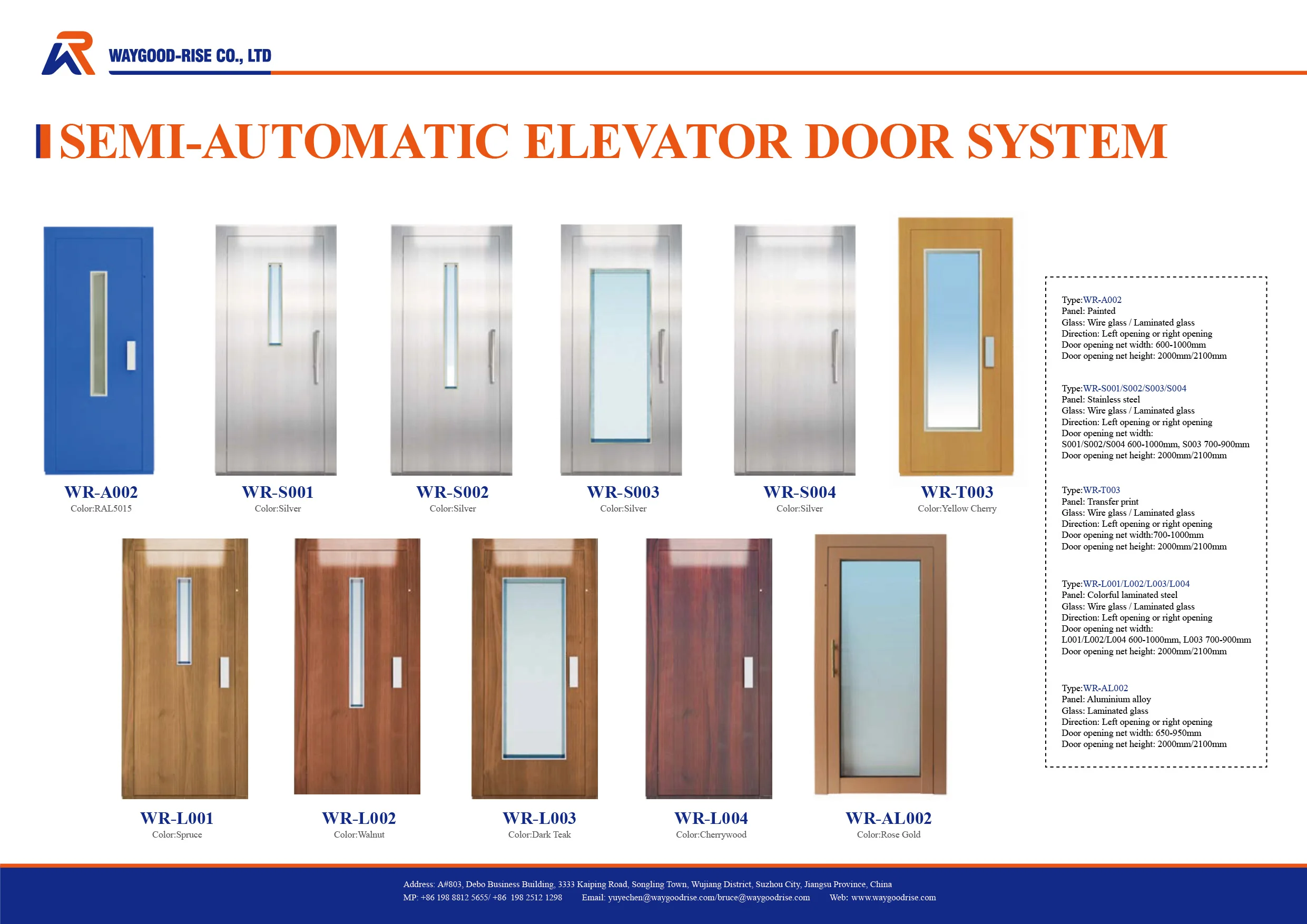 Semi-automatic Elevator Door Closer for Home - WR-DC001-2