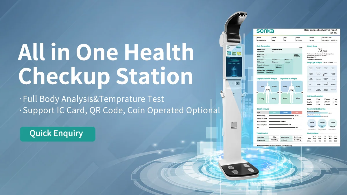 Sonka Full In Body Scanning Machine Fitness Scales Weigh Digital ...