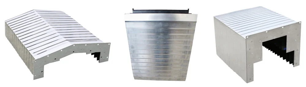 Cnc Steel Armoured Bellows Cover Accordion Machine Telescopic Way ...