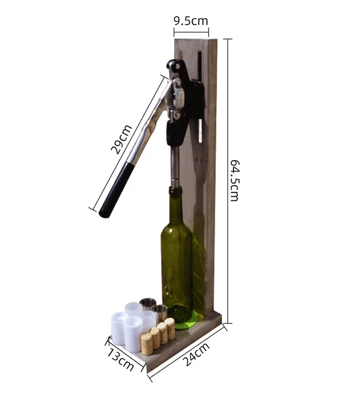 Manual Wine Bottle Corker Wine Bottle Floor Corker For Home Wine Making ...