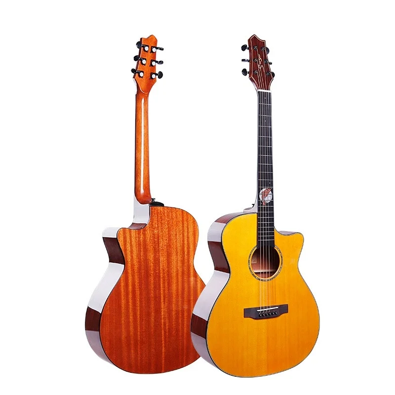 New Design zero String Guitar JF Barrel Shape 41inch Folk Guitar ...
