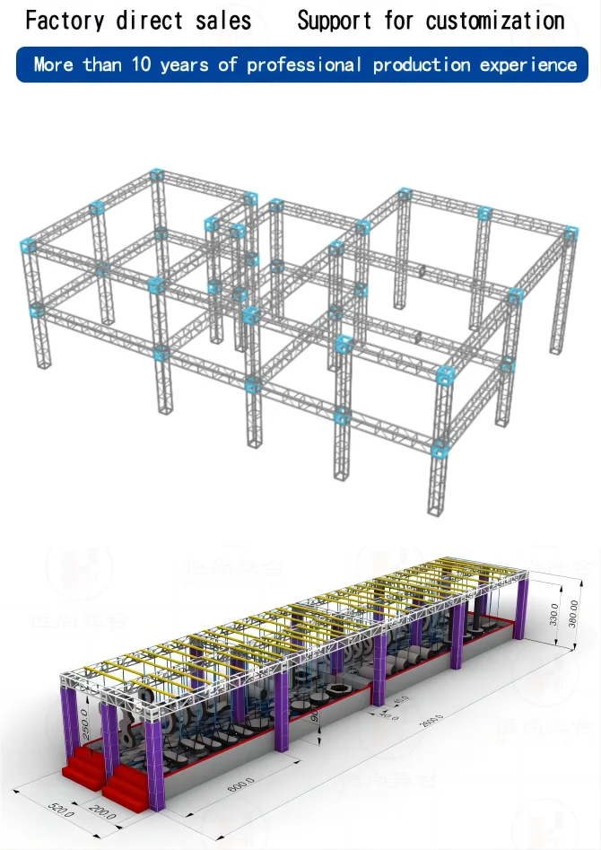 Outdoor Aluminum Ninja Warrior Obstacle Course Truss