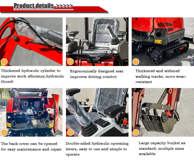 Fresh Designs 2025 Crawler Mini Digger Hydraulic Mini Excavator Machine ...