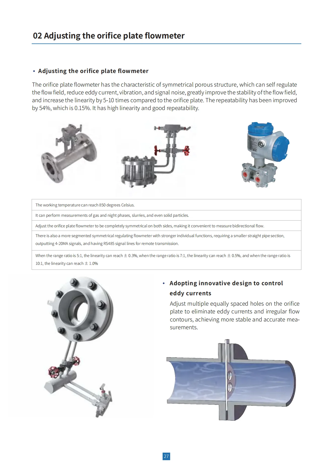 Oem Variable Area Annubar Pitot Flowmeters Orifice Plate Flowmeter With ...