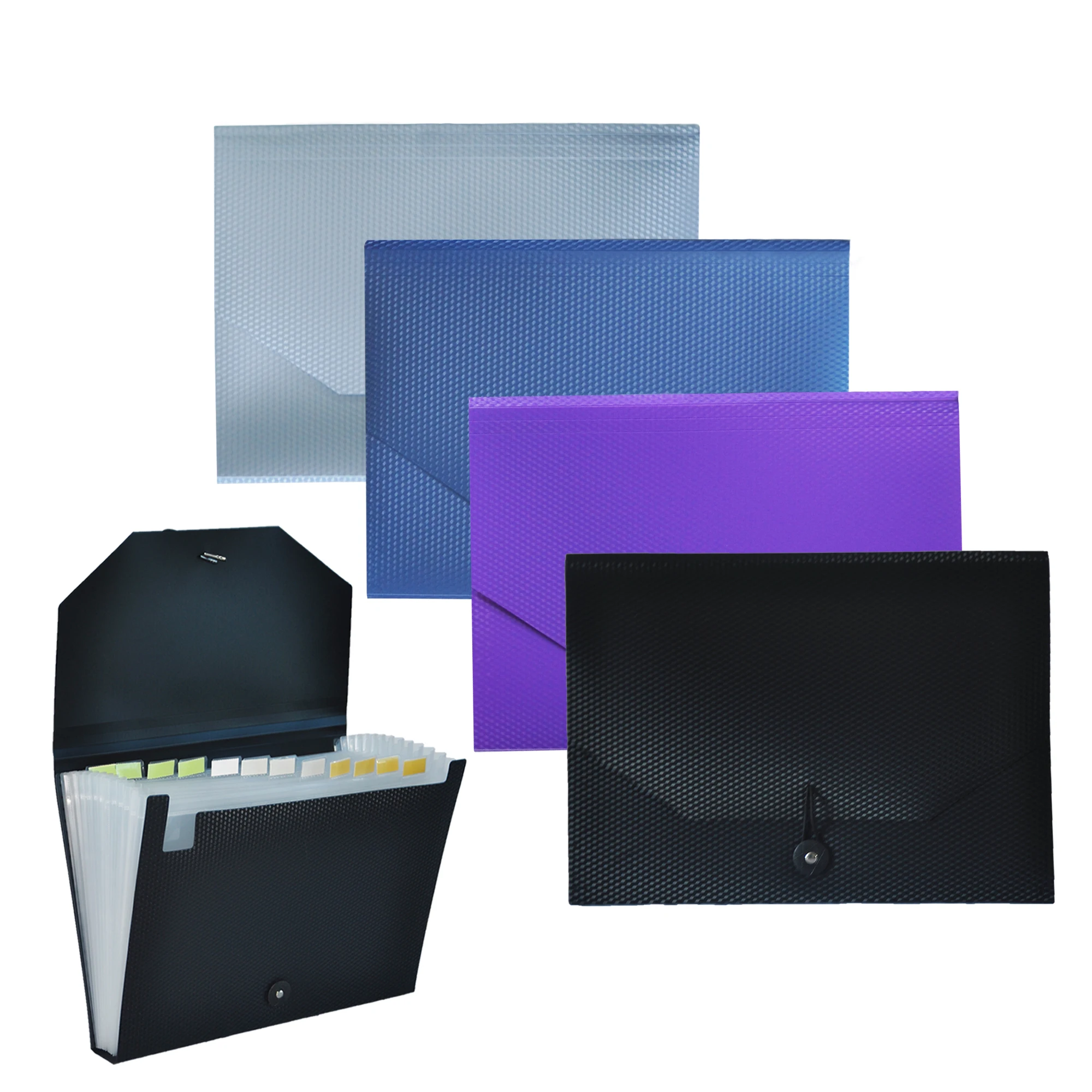 Customized Black Document Box File Folder Case Bags Organizer High ...