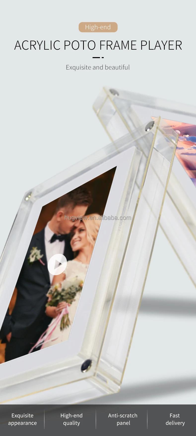 5inch Acrylic Digital Photo Frame - Perfect Gift for Loved Ones