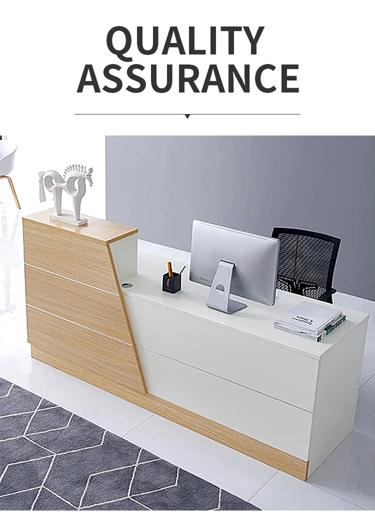 Modern L Shape Reception Desk Small Office Furniture - Buy Modern ...