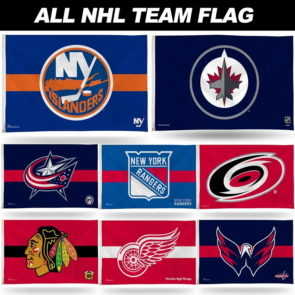 Custom Nhl Seattle Kraken Flag 3x5ft 100%polyester Seattle Kraken Nhl ...