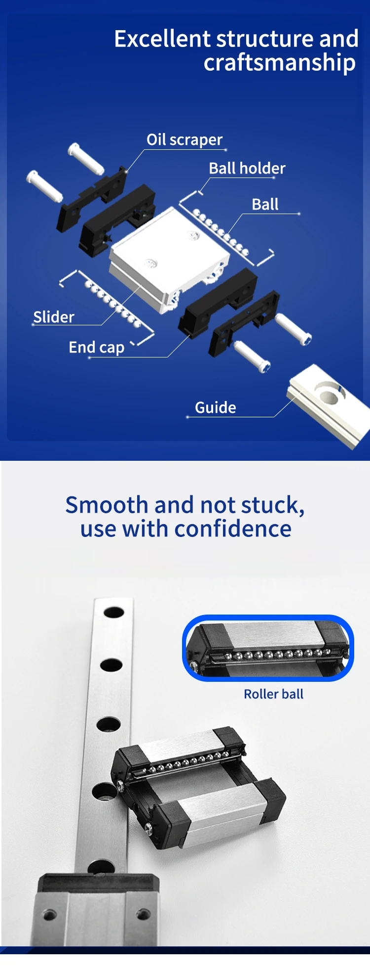 MGN Rail - Precision Linear Rails for 3D Printers