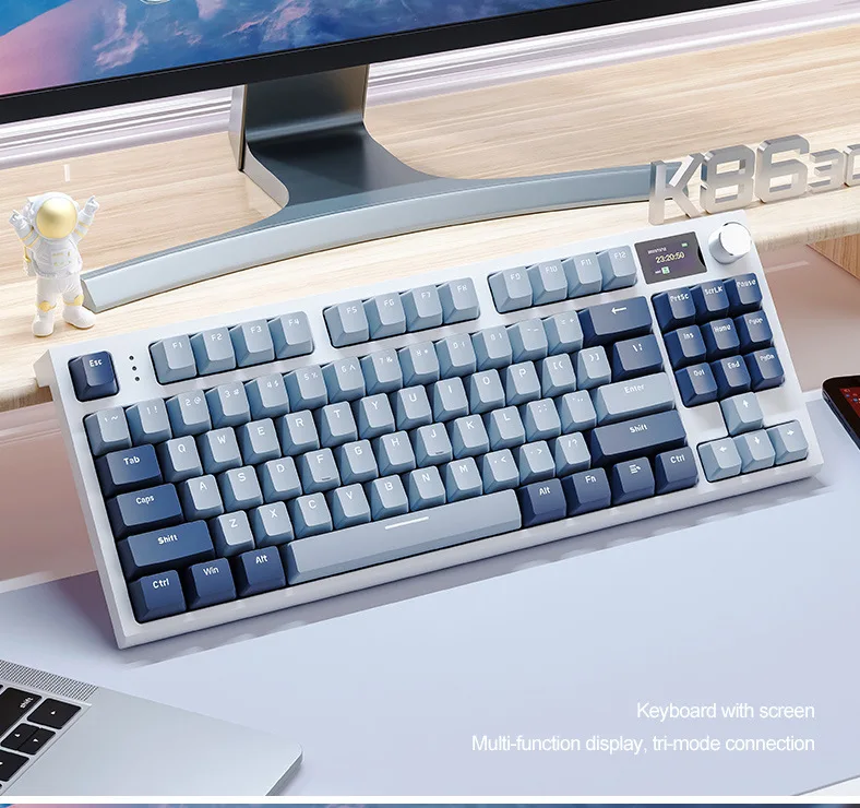 K86 Wireless Mechanical Keyboard - Multi-Key Anti-ghosting