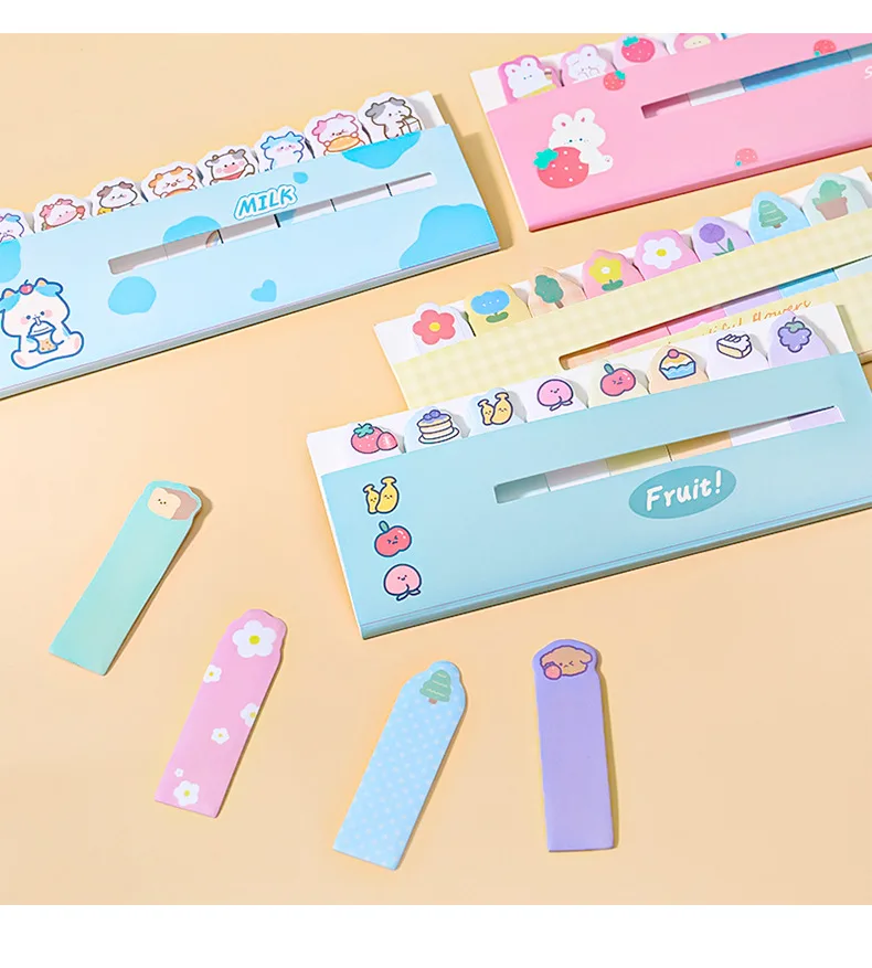 Cute Cartoon Animal Series School Student Kids Sticky Notes