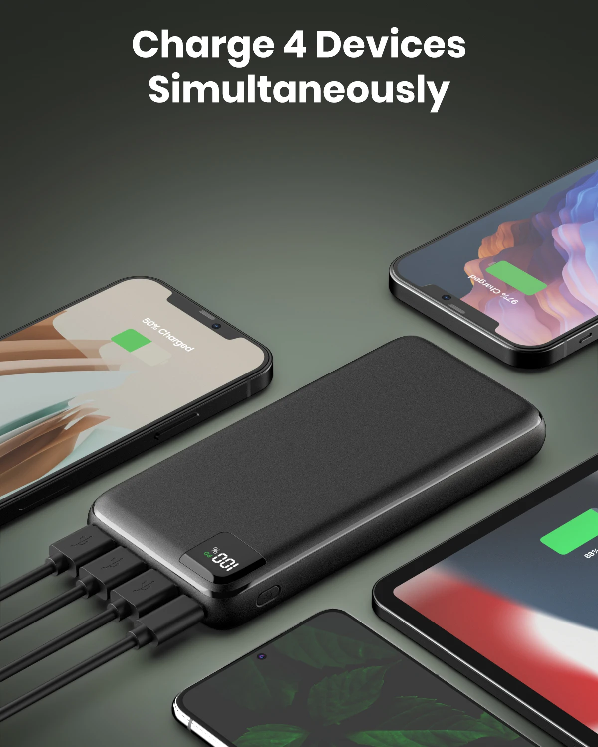 New Fashion 20000mah 10000mah Business Usb 22.5w Fast Charging Mobile ...