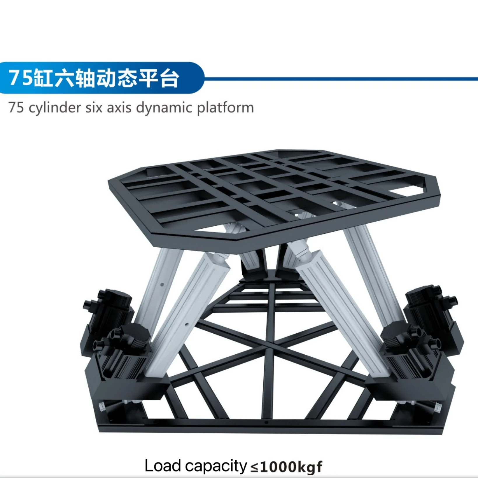 Customized DC Servo Electric Cylinder Six-Axis Dynamic Freedom Platform ...