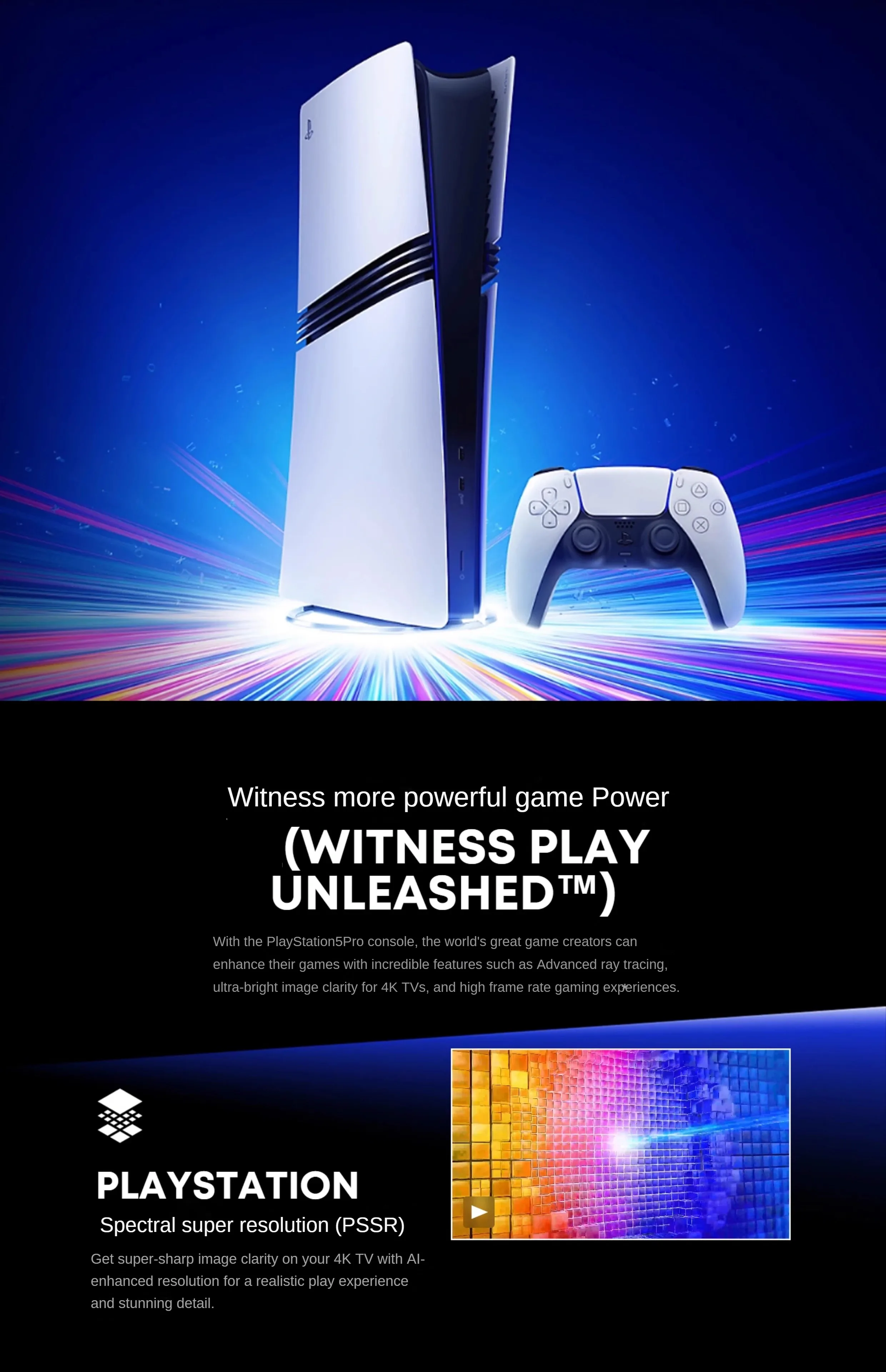 2024 Newest High-Performance PS5 Pro Console Video Game Host Digital ...