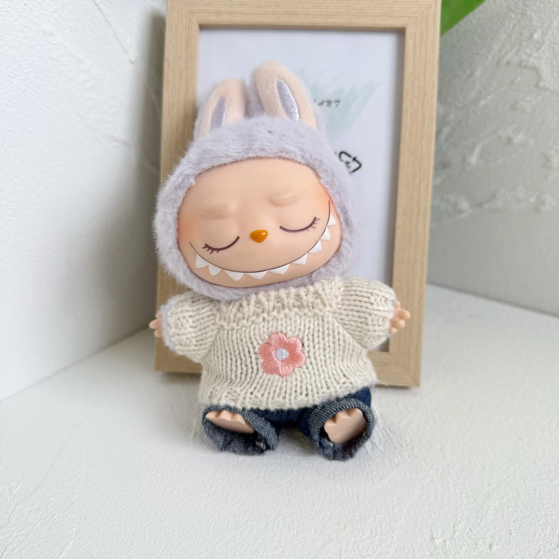 Labubu Luxury Designer Soft Toy Labubus Doll with Exclusive Clothes Set ...