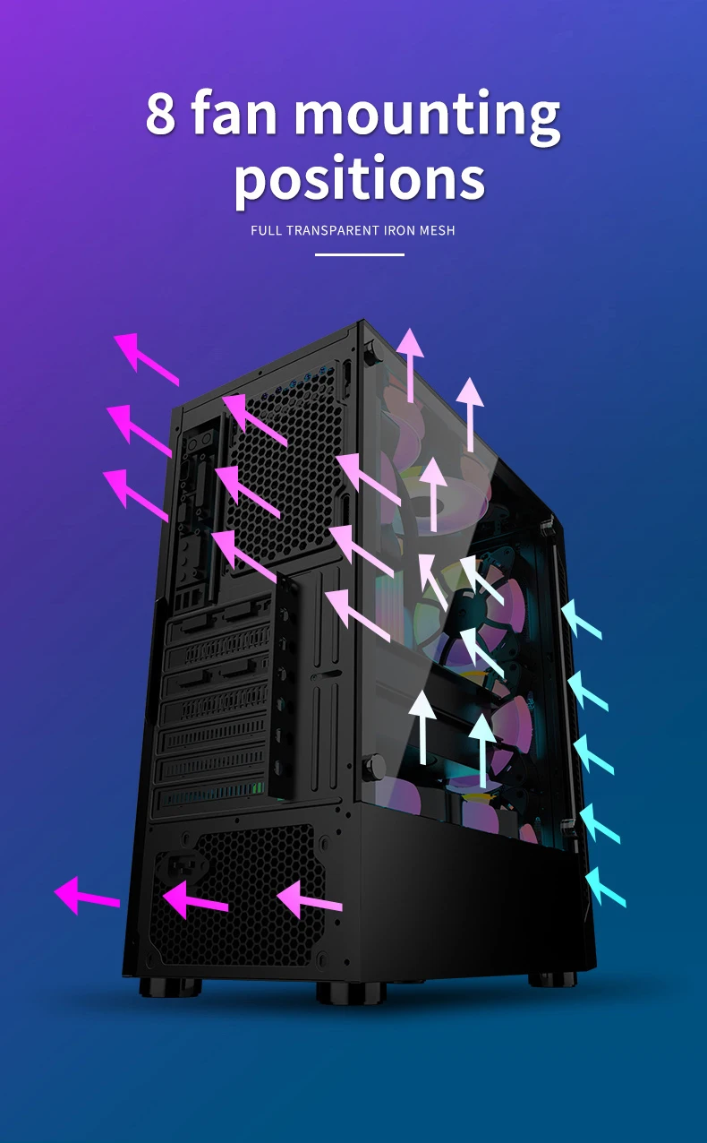 Snowman Custom PC Case - ATX Gaming Computer Chassis