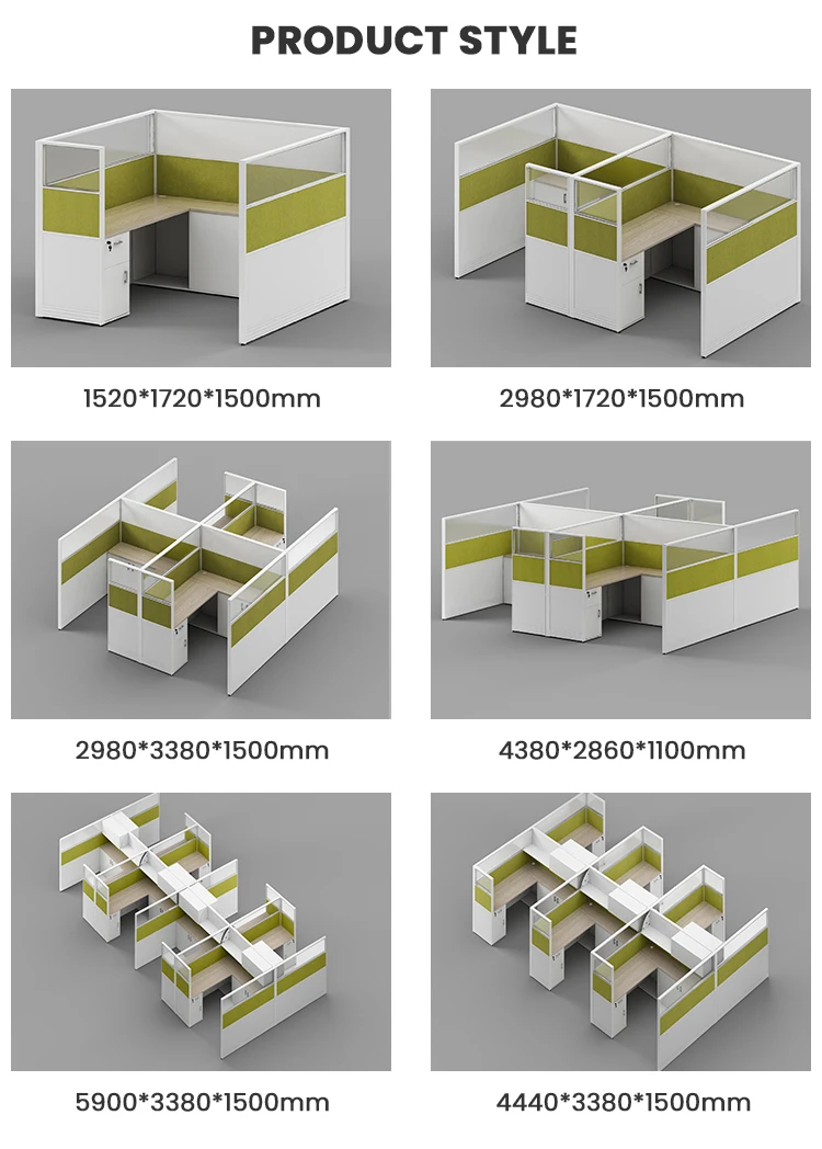 Modern Design Writing Computer Table for Office Workstation
