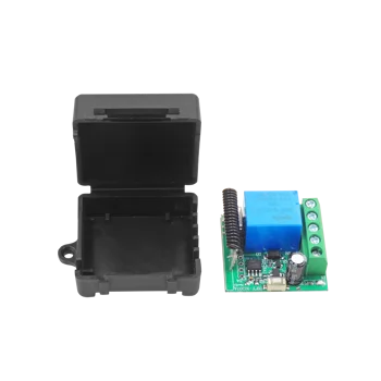 433.92 Mhz Wireless Relay Switch Module Dc 12v 1 Channel Rf Remote ...