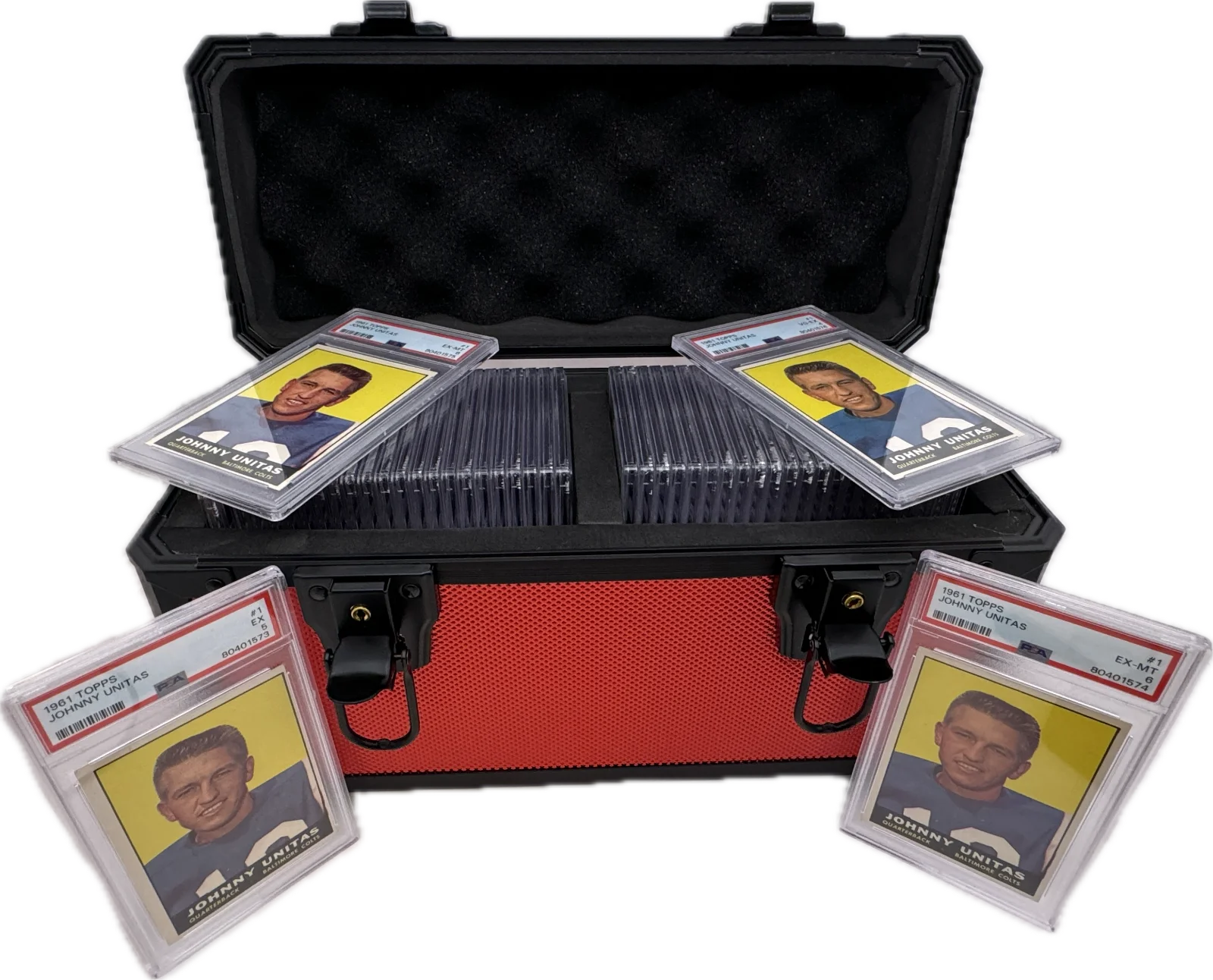 10-slab Display Case for PSA Graded Cards - Durable & Customizable