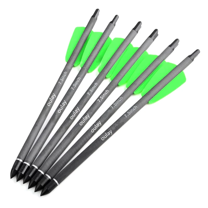 6.2x7.5mm Carbon Arrows - Precision for Crossbow Hunting