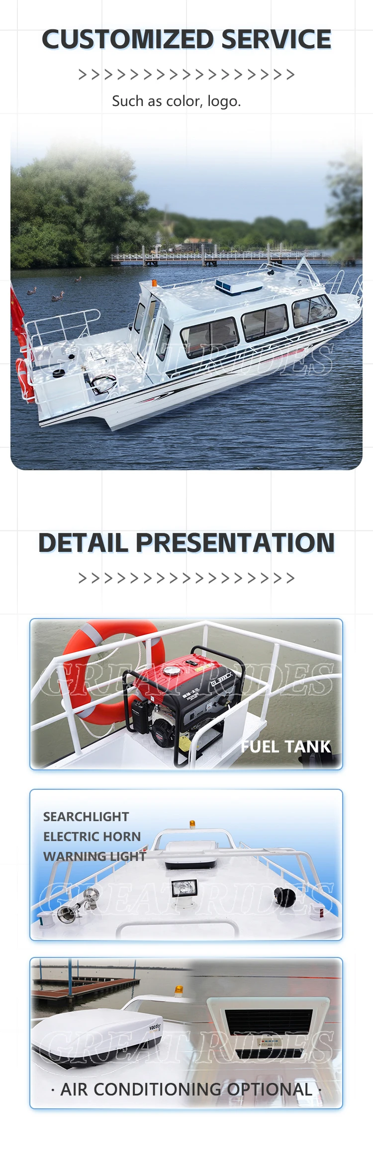 7.5 Meter Speed Boat - Fun & Exciting Water Play Equipment