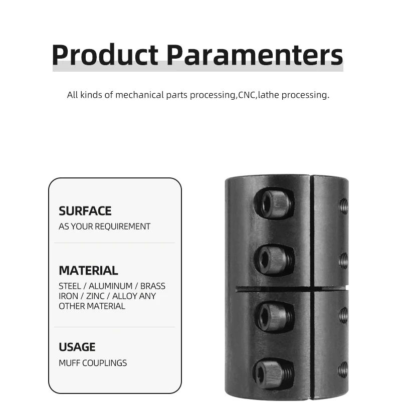 Rigid Shaft Coupler Clamp Stepper Servo Motor Coupling 8/10/12/14/15/16 ...