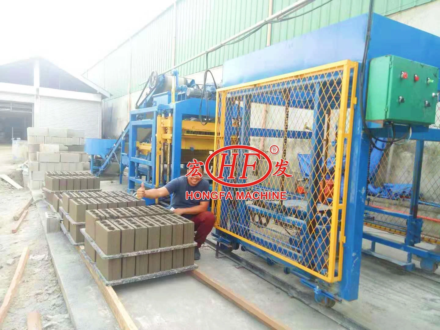 Automatic Brick Hollow Block Tile Making Machine Machinery For Small ...