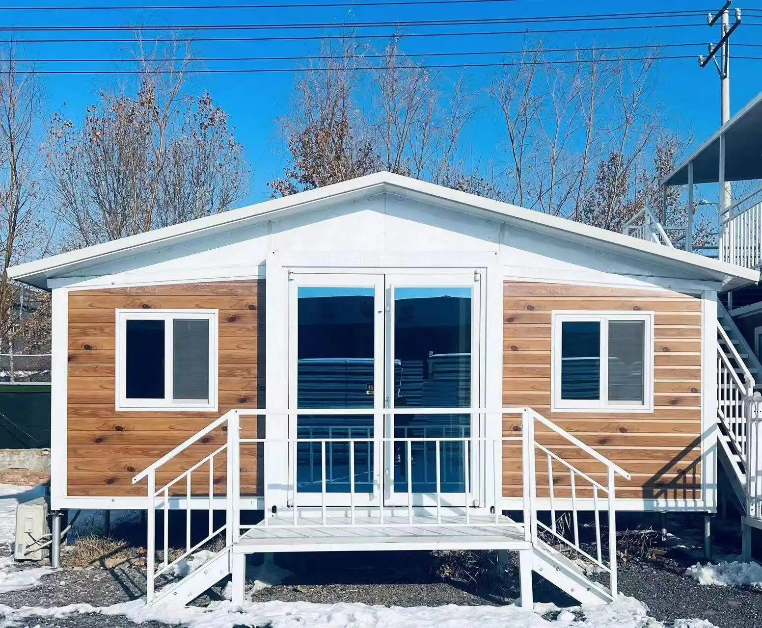 Movable Mobile Portable Modular Homes Expandable Two Wings 2 Bedrooms 1 ...