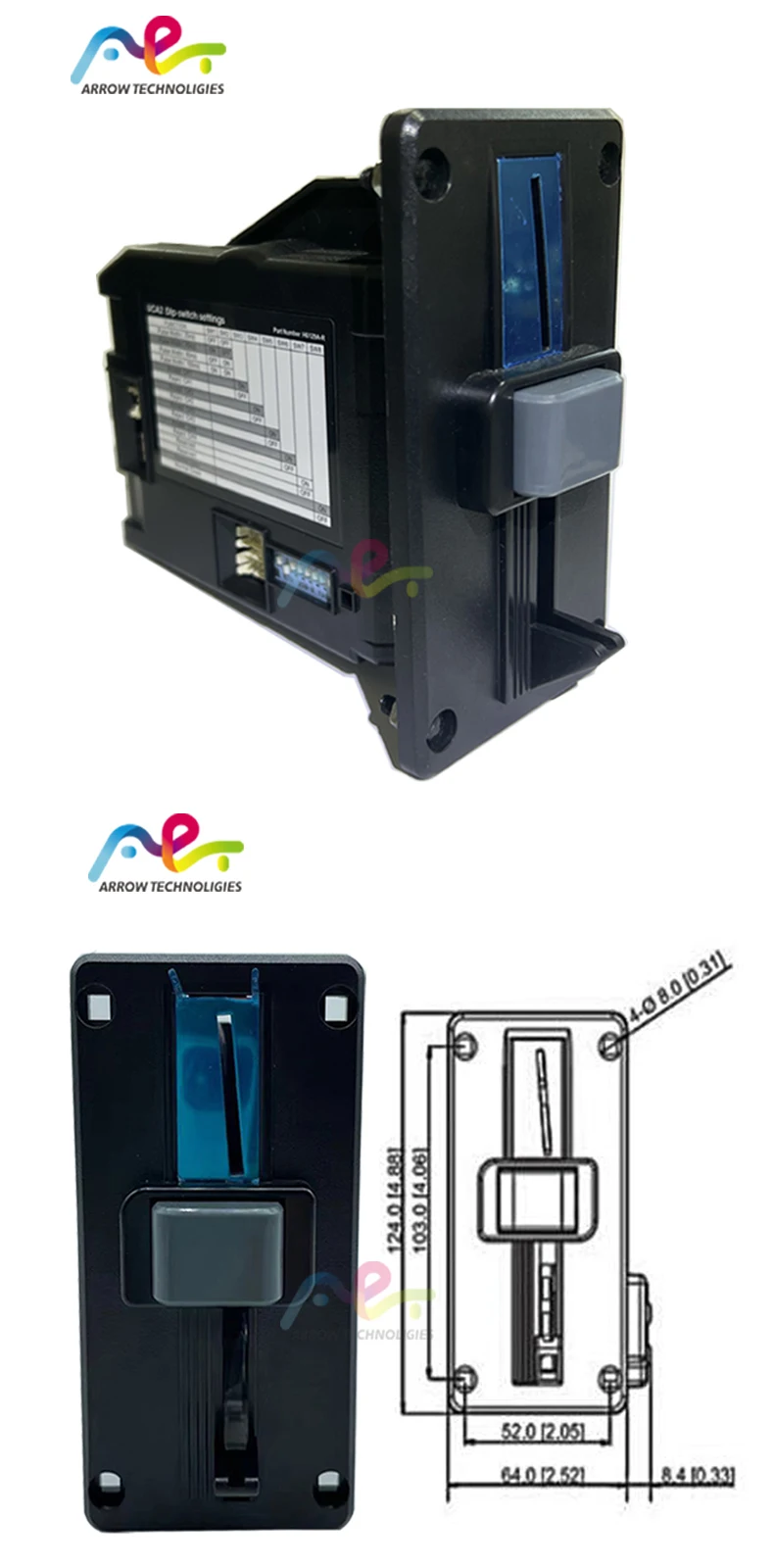 Uca2 Electronic Multi Vending Machine Coin Acceptor - Buy Programmable ...