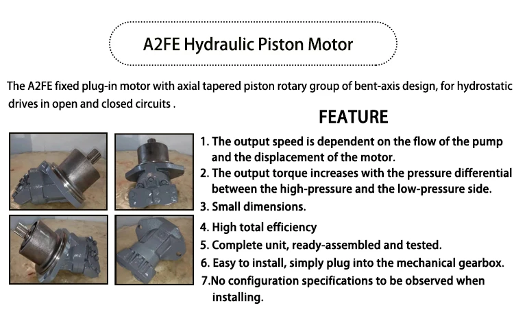 Rexroth A2fe Seriesa2fe45/61w-vzl100 Hydraulic Axial Piston Motor - Buy ...