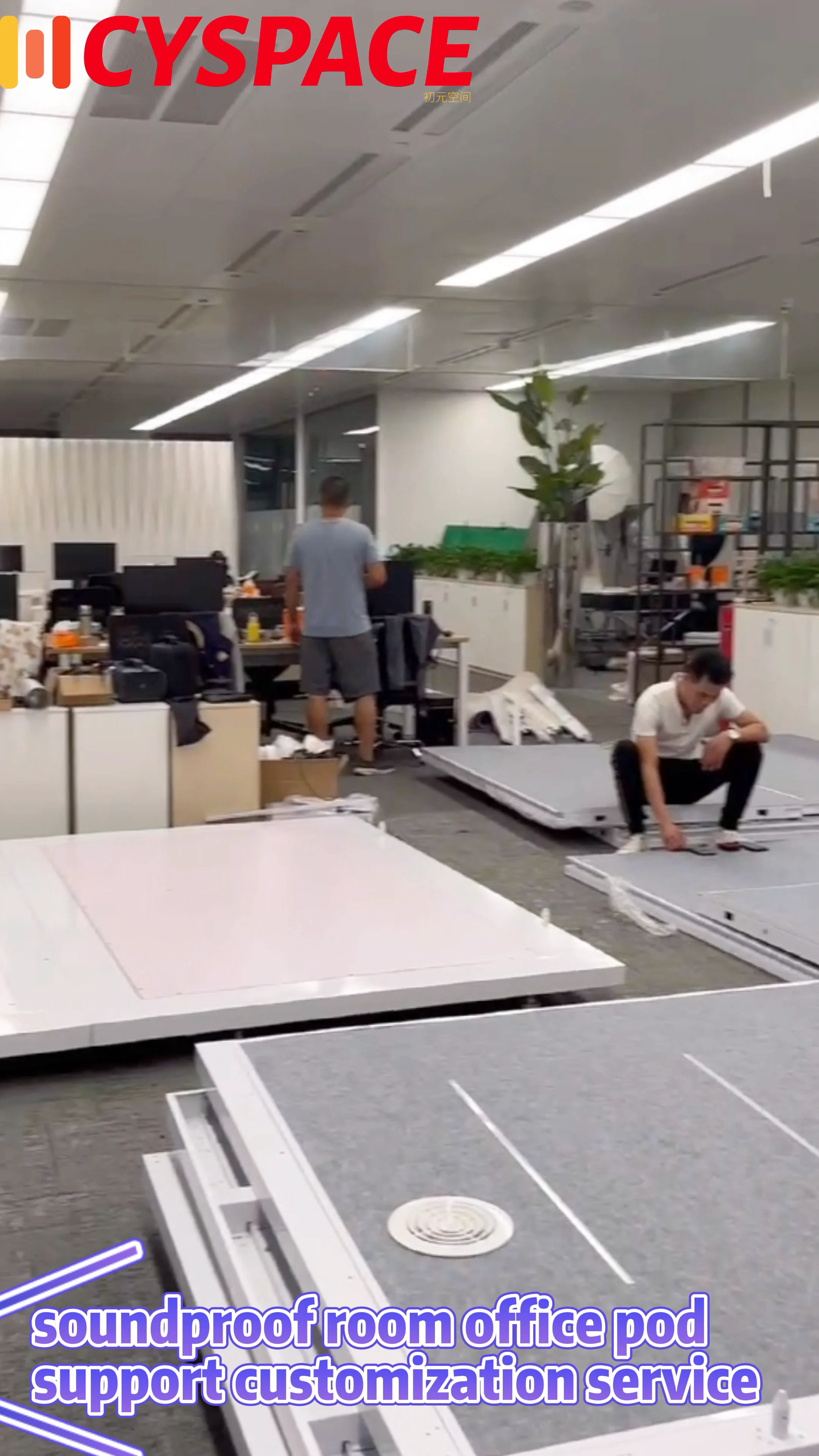 Futuristic Flat Pack Pod Acoustical Prefab Soundproof Office Phone ...