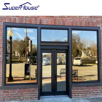 Usa Storefront Window And Door Customized High Quality Double Tempered ...