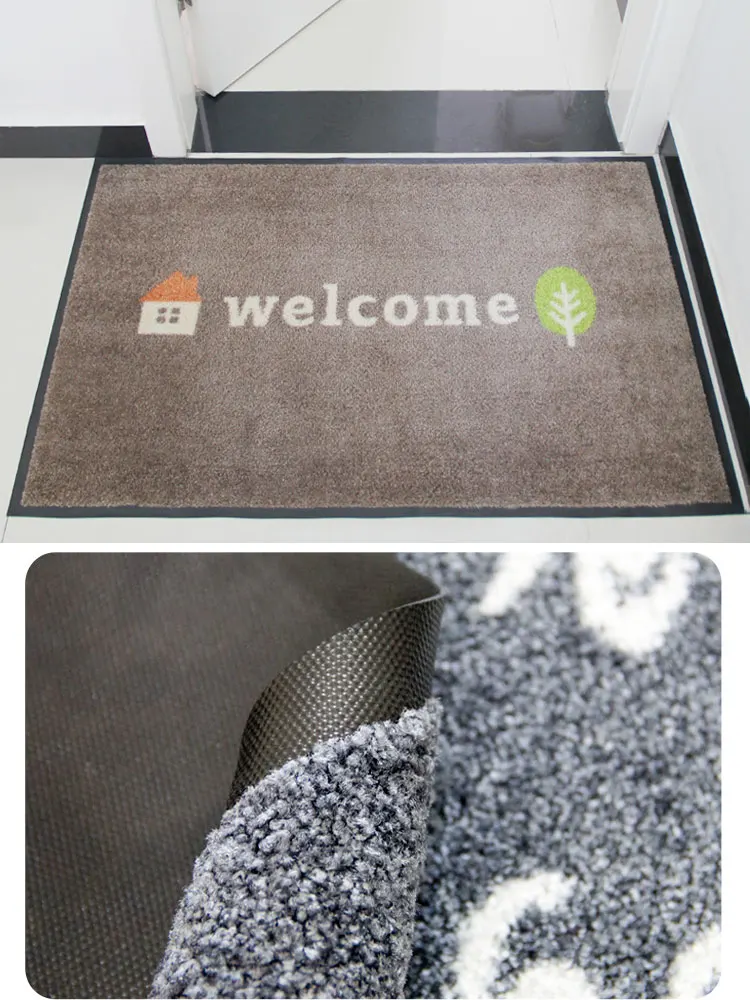 Custom Design Logo Doormats Printed Customized Advertising Floor Mat ...