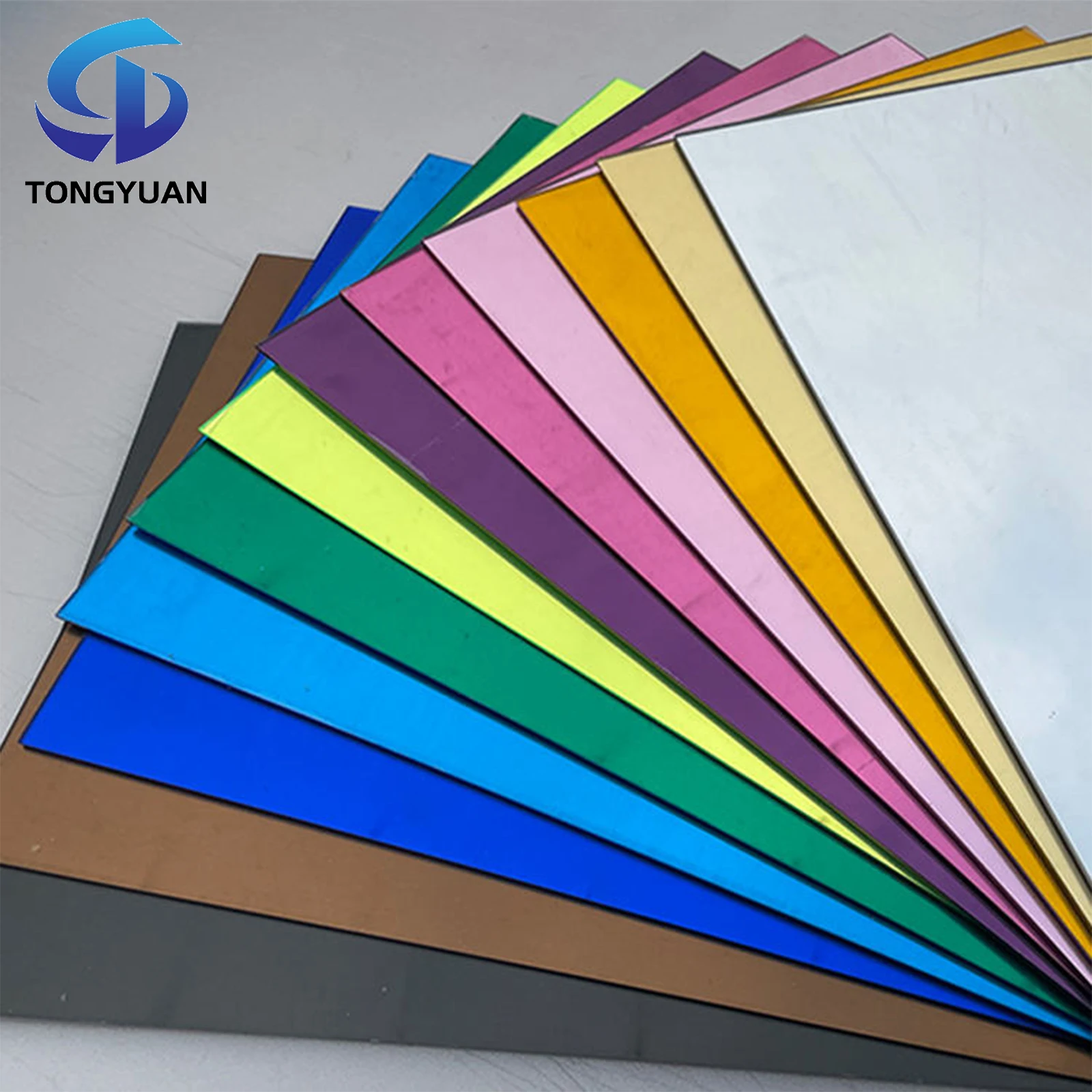 TONGYUAN Custom Cut 15mm Silver Two-Way Acrylic Sheet Eco-Friendly ...