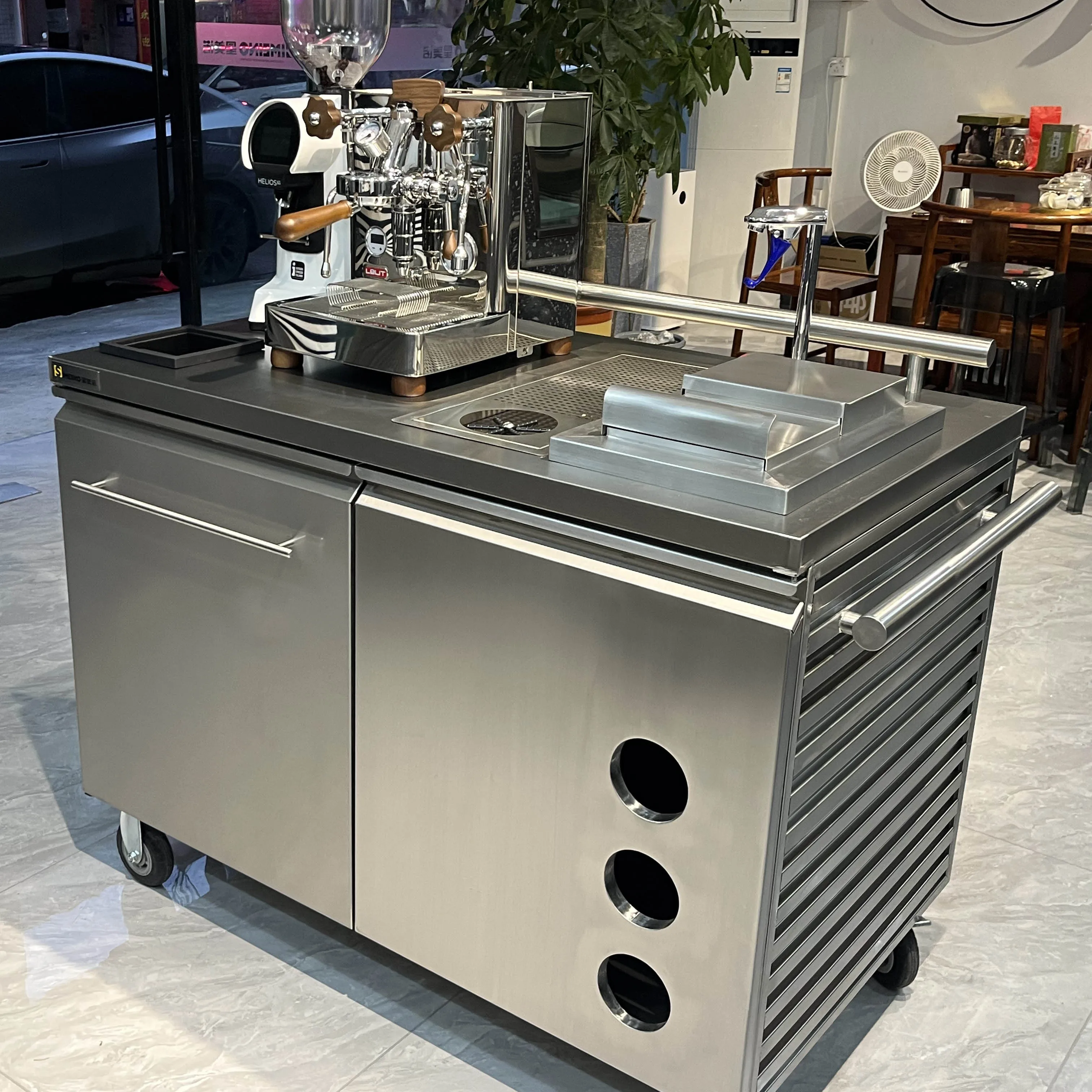 custom tea and coffee carts street tea coffee vending carts collapsible ...