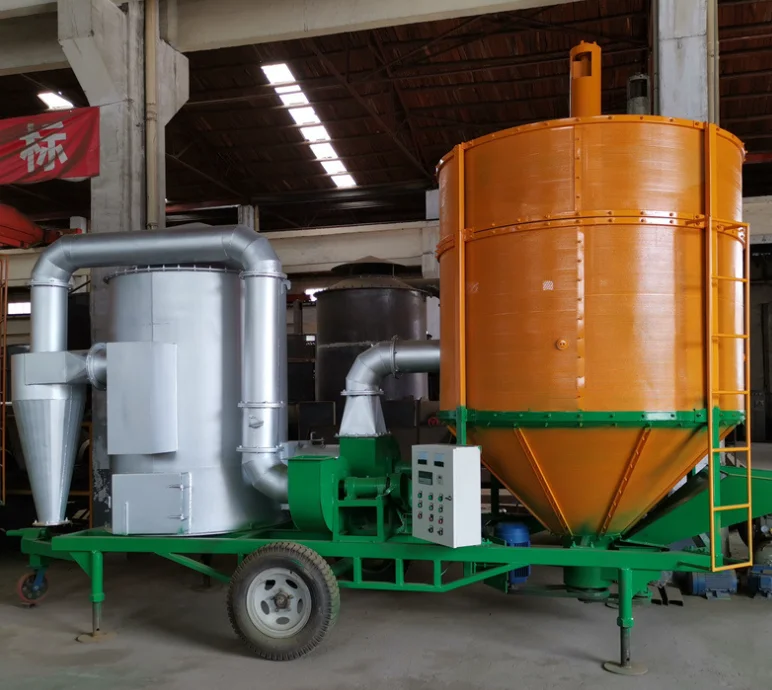 Large Scale Mobile Recirculating Grain Rice Corn Dryer Machine For Sale ...