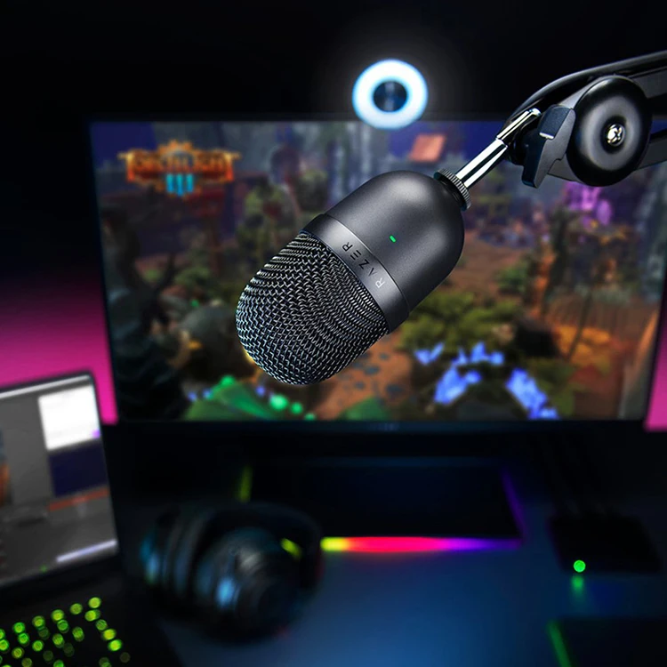 Razer Seiren Mini Usb Condenser Microphone Ultra-compact Streaming ...