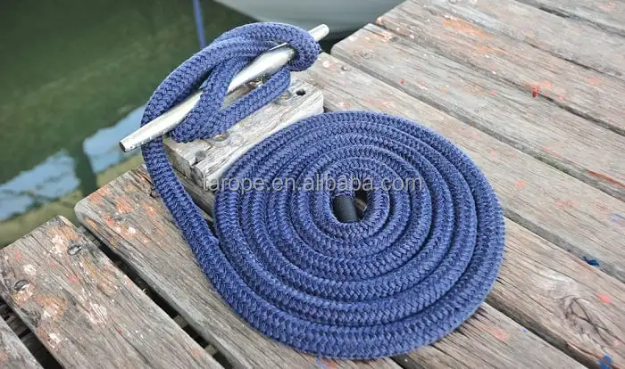 Twisted Three Strand Nylon Rope Towing Boat Dock Line Anchor Rope ...