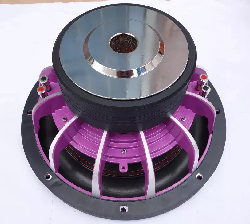 High Performance Pink Die Cast Subwoofer Spl Subwoofer 12inch Aluminum ...