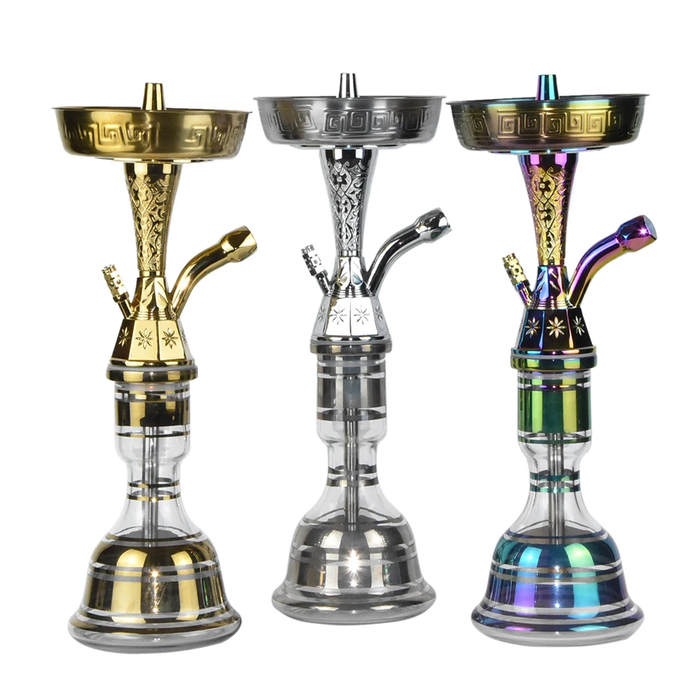 New Design Factory Smoking Luxury Egypt Hookah Shisha Zinc Alloy Khalil ...