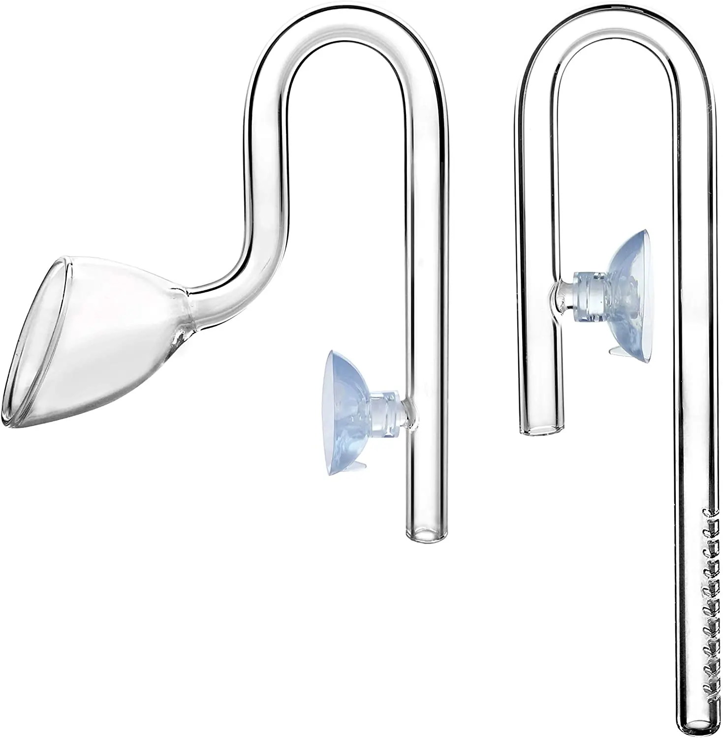 Glass Lily Pipe Mini Inflow Outflow Set 10mm For 9/12mm Tubing - Nano ...
