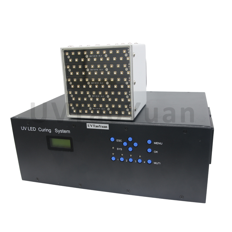 Uv Led Curing Lamp 385nm 395nm 100x100mm Aluminum 300w Air Cooling Led ...
