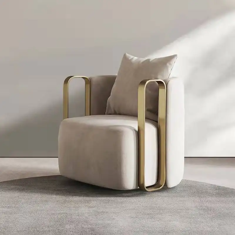 Single Sofa Chair Balcony Living Room Leisure Light Luxury Technology ...