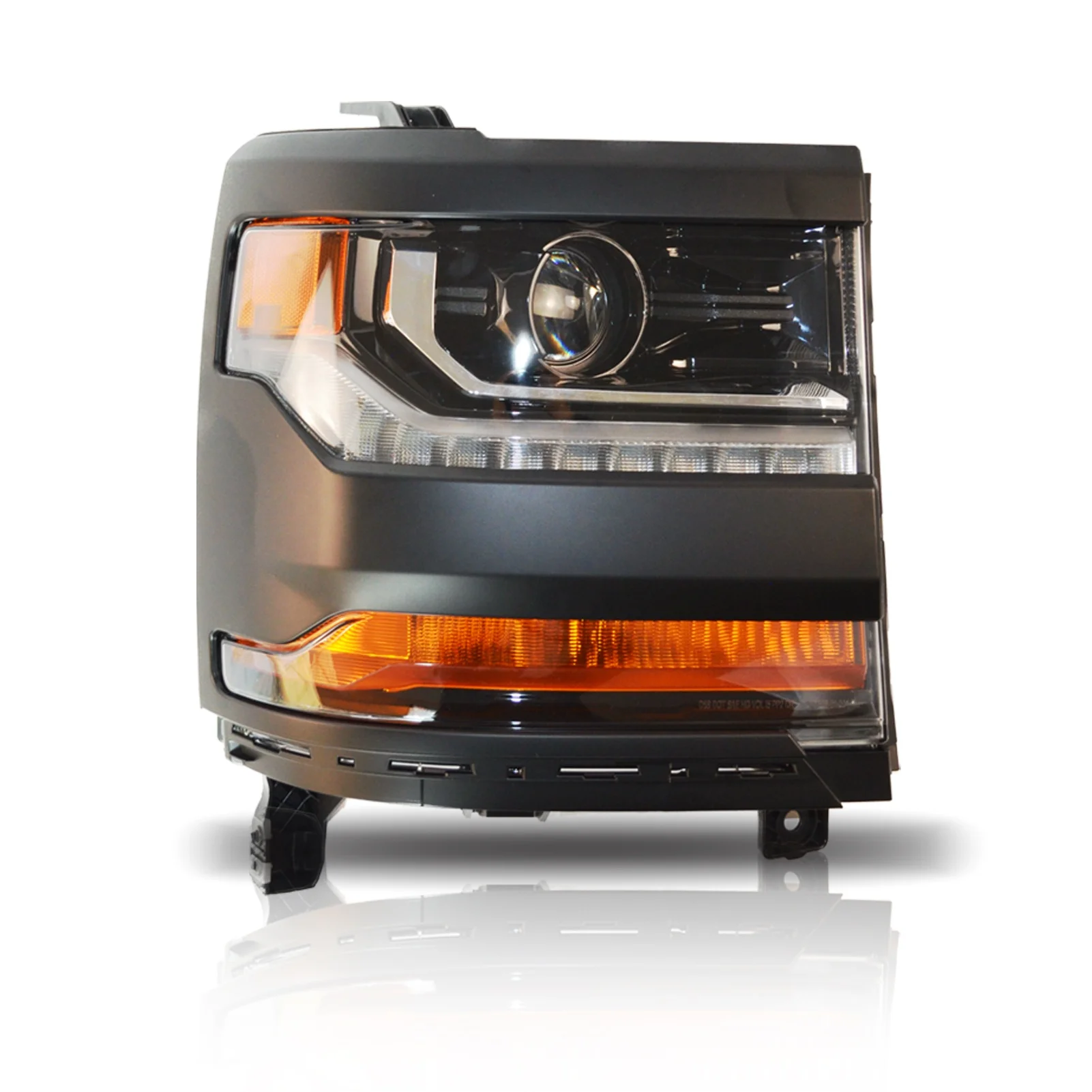 Headlamp Assy Composite Led Headlight Compatible With Chevy Silverado ...