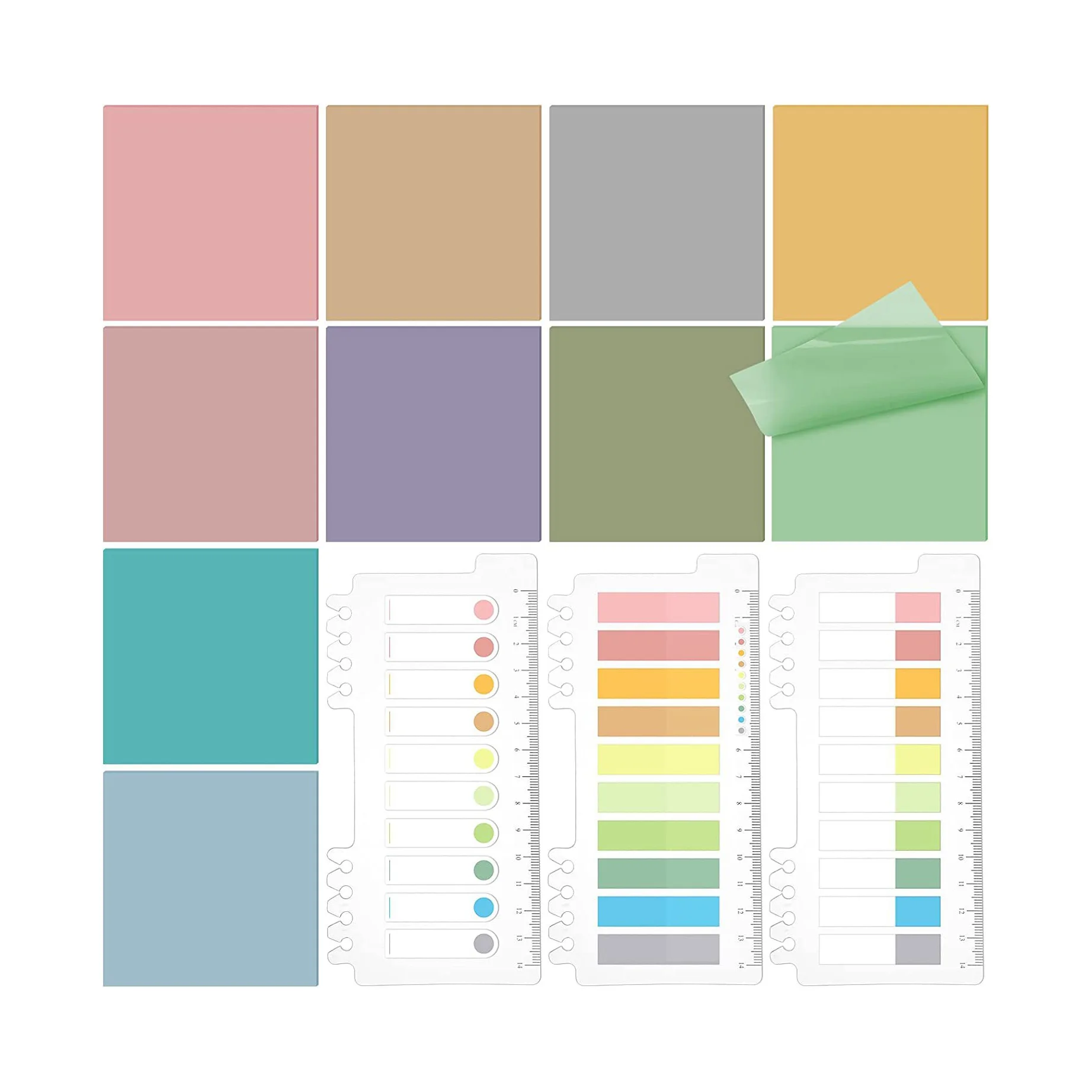 Custom Self-Adhesive Transparent Waterproof Sticky Notes Memo Pad with ...