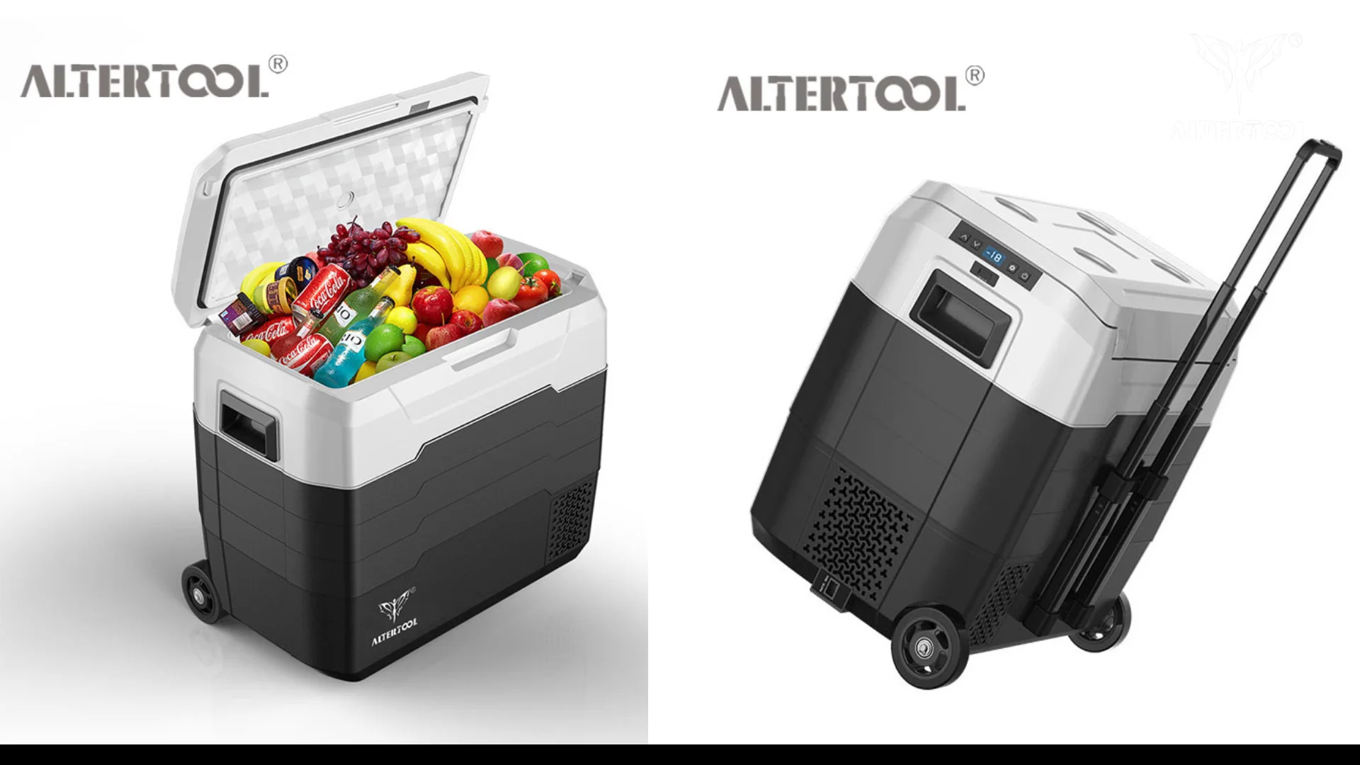 12v Portable Mini Camping Car Fridge Freezer Slide Car Refrigerator ...