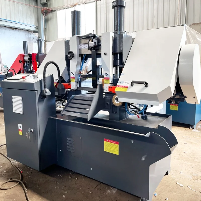 Cnc Band Saw Machine Automatic Feeding Horizontal Metal Cutting Ghs4250 ...