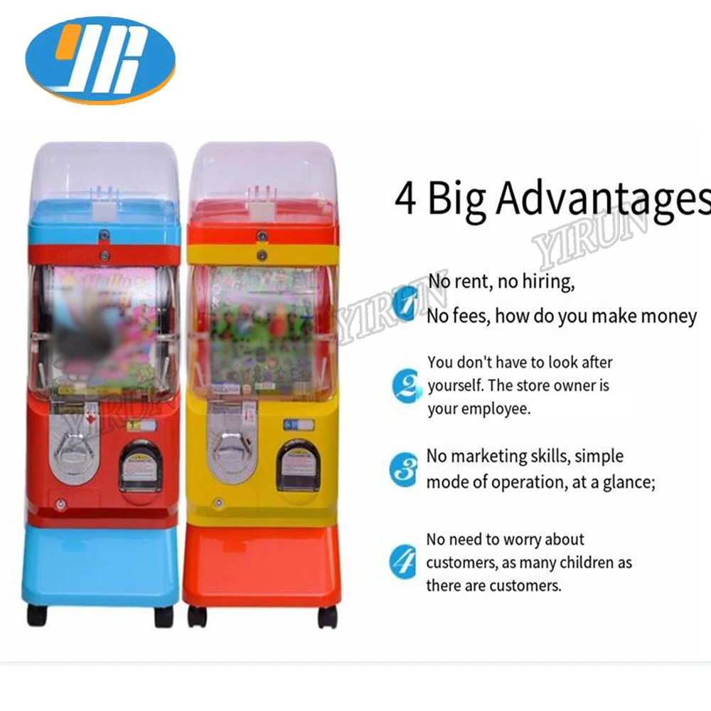 Commercial Gashapon Machines Capsule Toys Automatic Gumball Vending ...